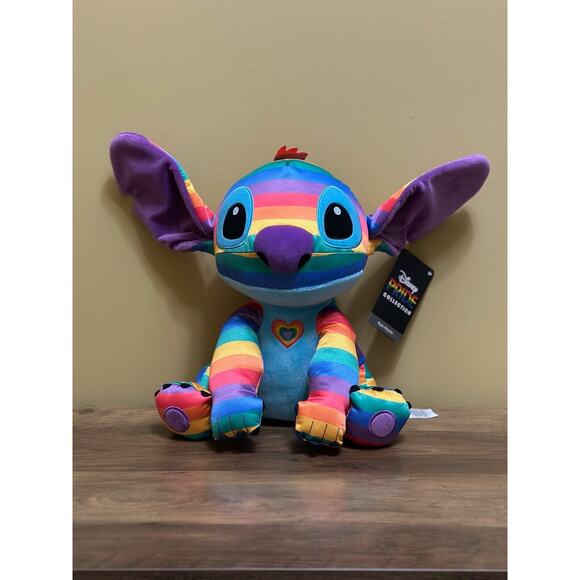 Disney | Toys | Nwt Stitch Disney Rainbow Pride Collection Plush 2 12 ...